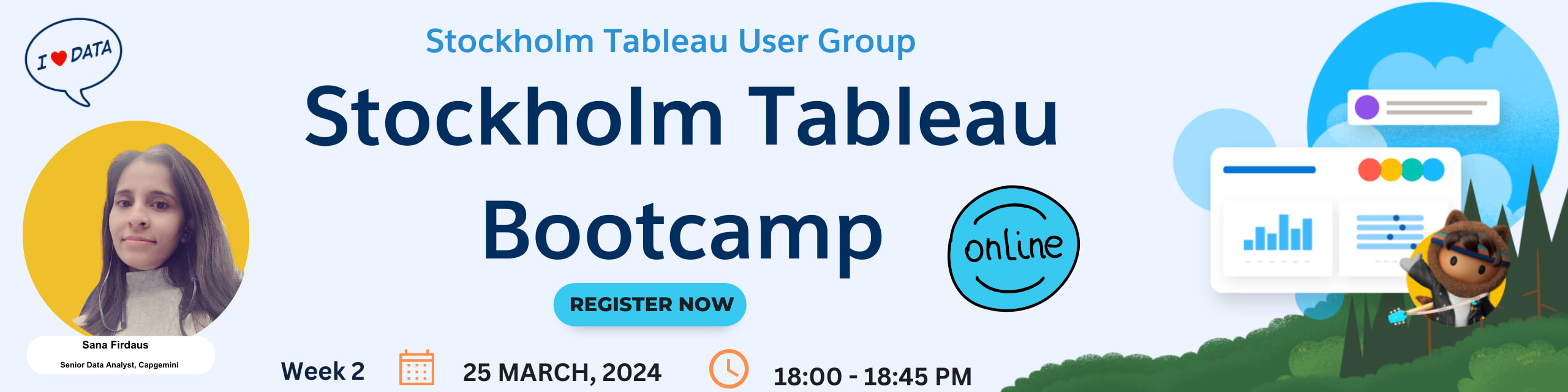 See Master Tableau in Stockholm: Week 2 Online Bootcamp 2024 - Interactive Session with Sana ...